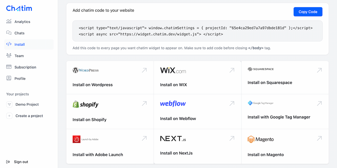 Chatim - Votre solution tout-en-un pour le service client